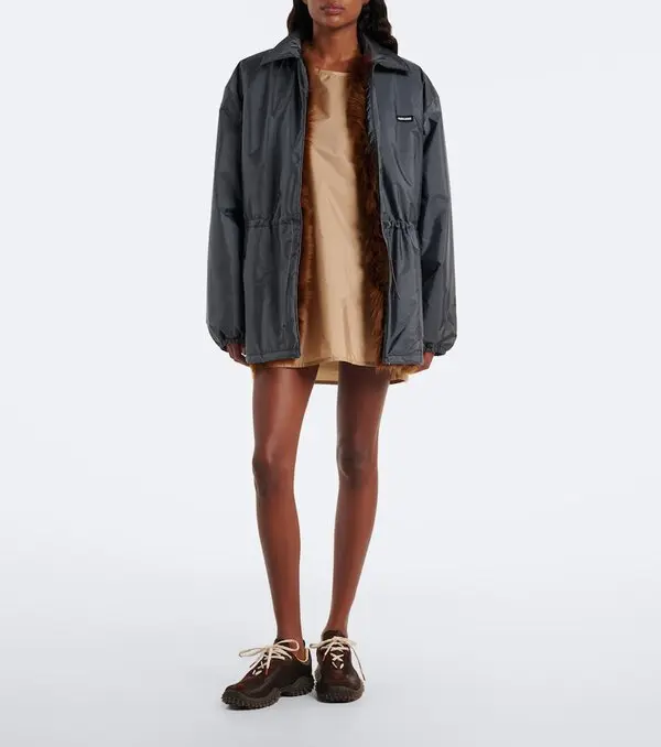 Miu Miu Logo Minidress