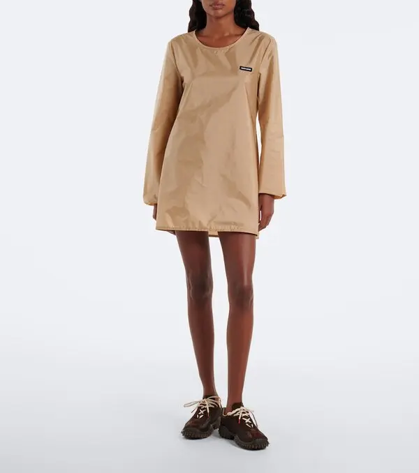 Miu Miu Logo Minidress