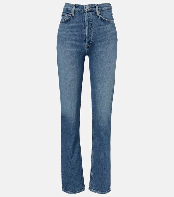 AGOLDE 90's Pinch Waist High-rise Straight Jeans - Blue