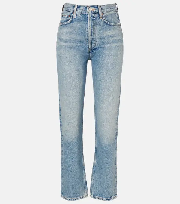 AGOLDE 90's Pinch Waist High-rise Straight Jeans - Blue