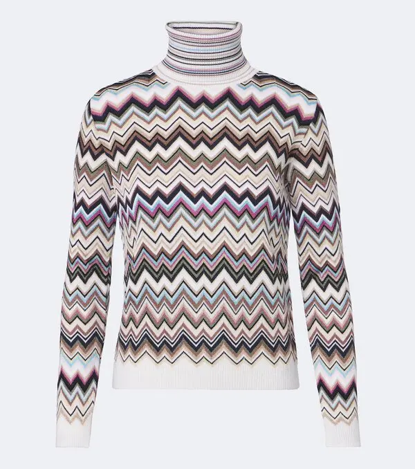 Missoni Zigzag Turtleneck Sweater
