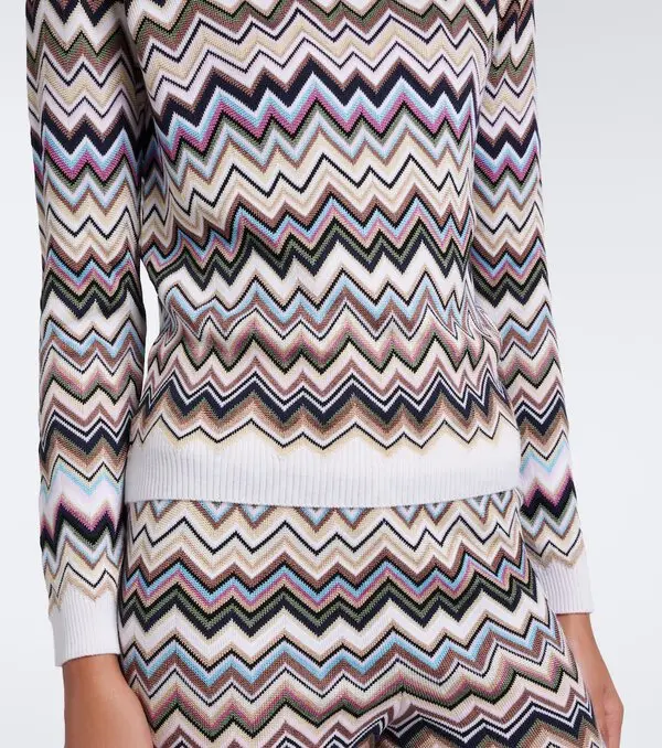 Missoni Zigzag Turtleneck Sweater