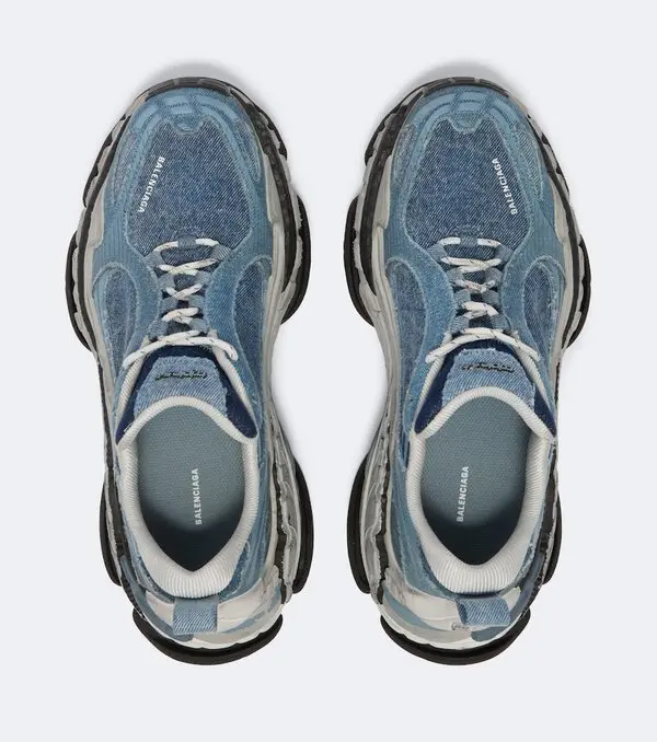 Balenciaga Triple S 2 Denim Sneakers