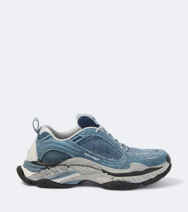 Balenciaga Triple S 2 Denim Sneakers
