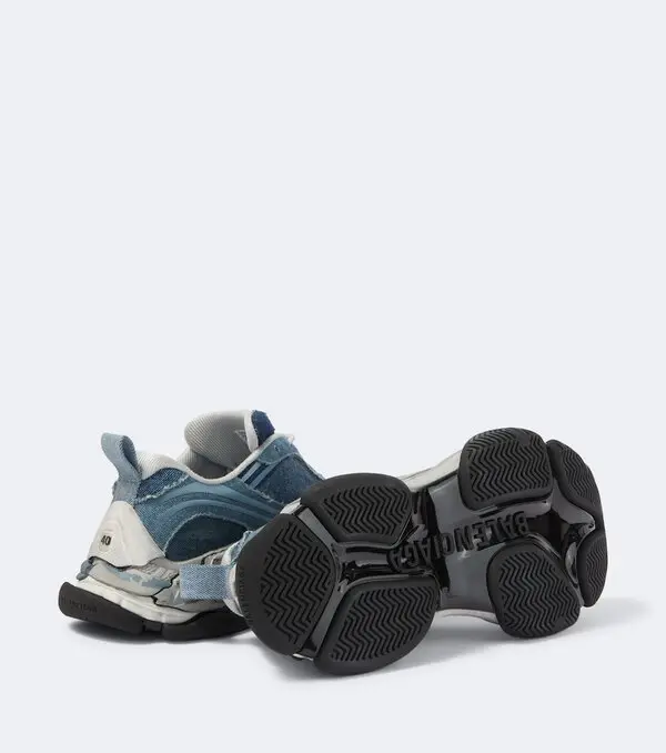 Balenciaga Triple S 2 Denim Sneakers