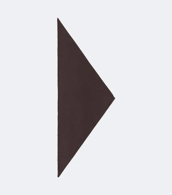 YVES SALOMON Cashmere Scarf - Brown