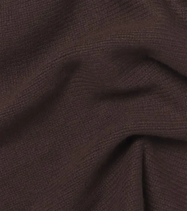 YVES SALOMON Cashmere Scarf - Brown