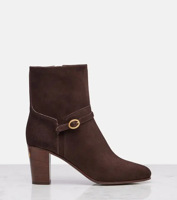 Valentino Garavani Pattie 75 Suede Ankle Boots
