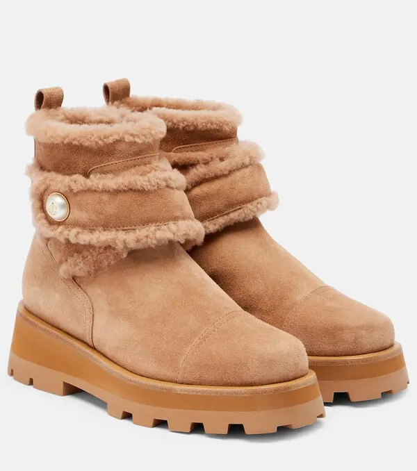 JIMMY CHOO Meena Suede Ankle Boots