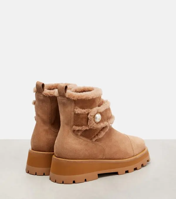 JIMMY CHOO Meena Suede Ankle Boots