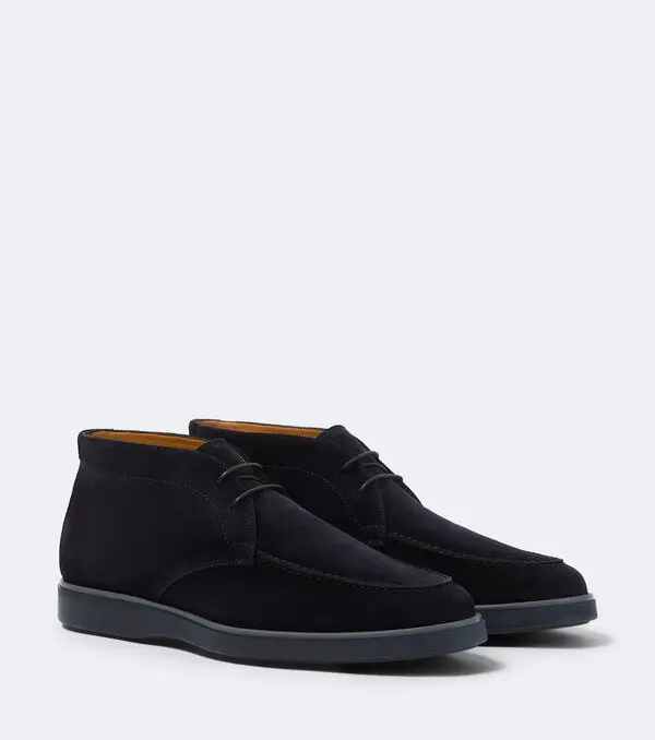 Magnanni Lello Suede Desert Boots - Blue