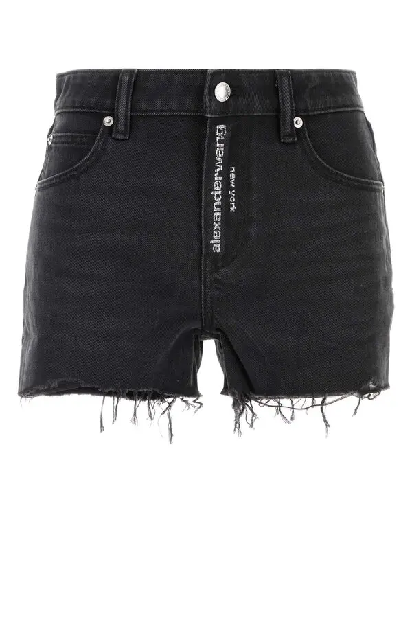 Alexander Wang Denim Shorts - Black