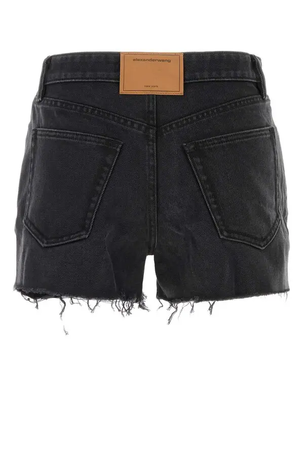 Alexander Wang Denim Shorts - Black