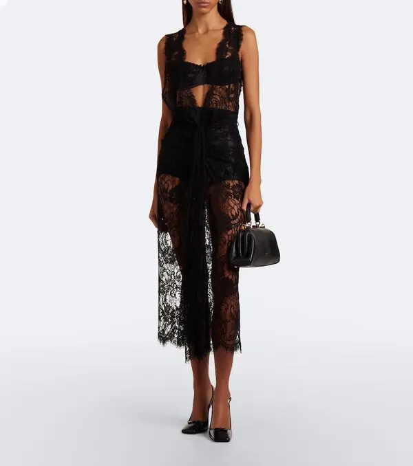 Dolce & Gabbana Lace Midi Dress