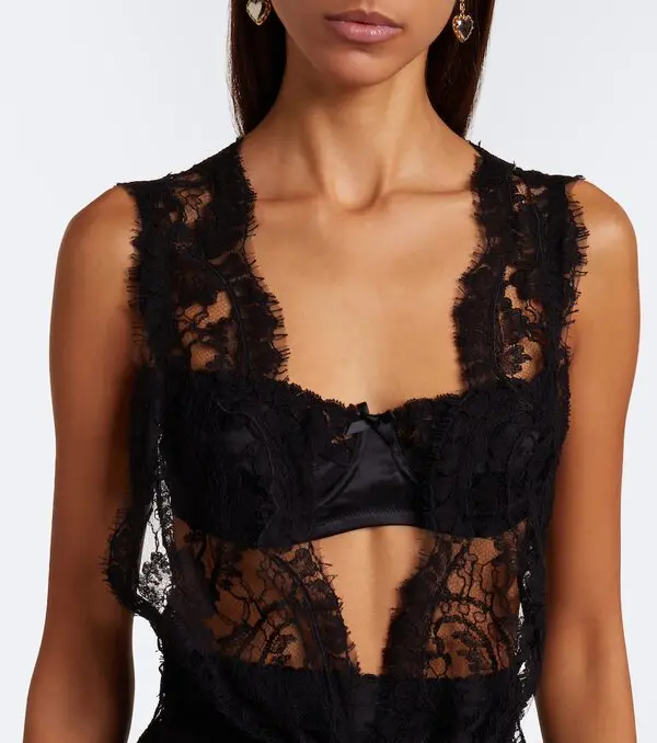 Dolce & Gabbana Lace Midi Dress