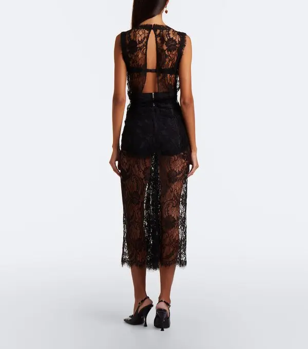 Dolce & Gabbana Lace Midi Dress