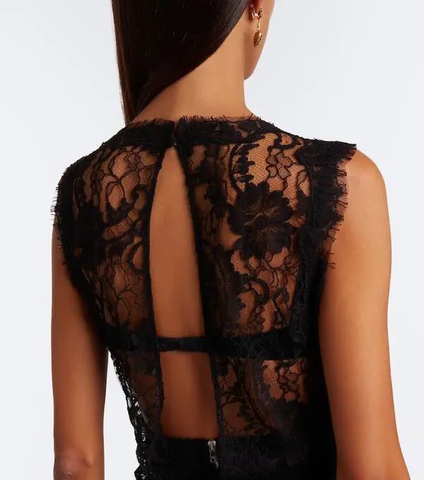 Dolce & Gabbana Lace Midi Dress