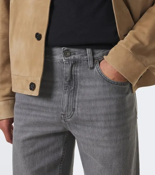 Zegna Faded Slim Jeans - Grey