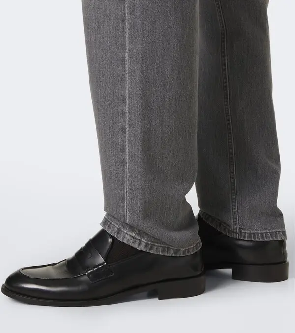 Zegna Faded Slim Jeans - Grey