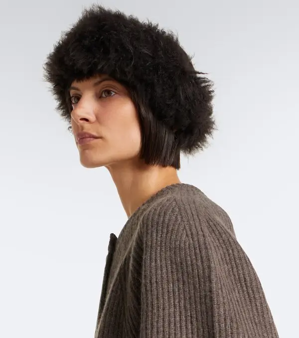 YVES SALOMON Shearling Headband
