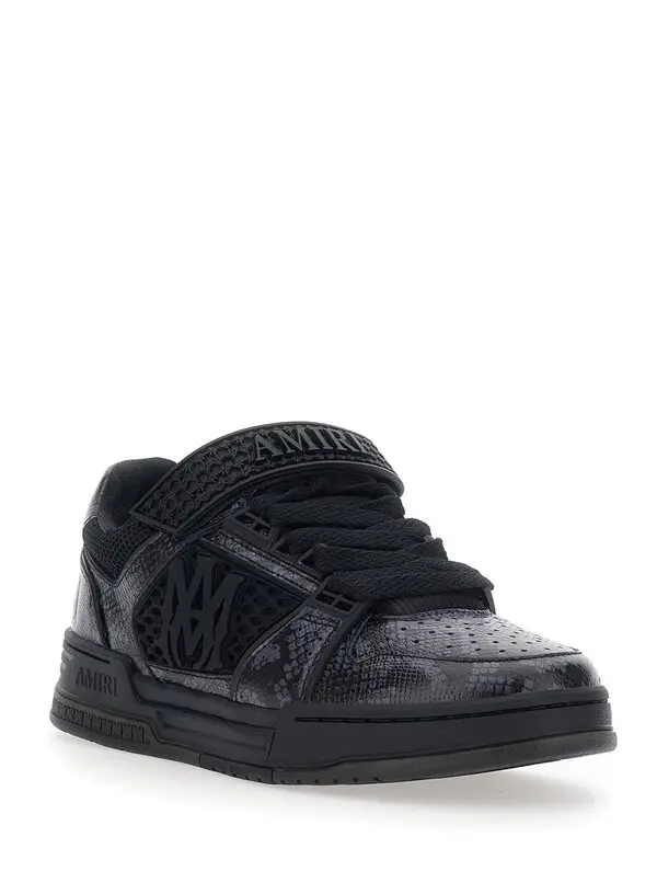 Amiri Sneakers With Leather Details And Rubber Sole