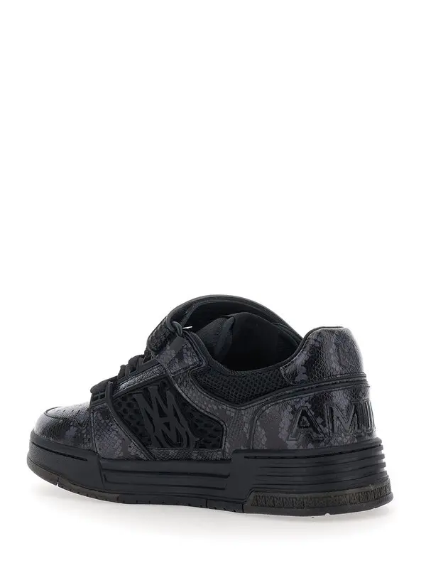 Amiri Sneakers With Leather Details And Rubber Sole