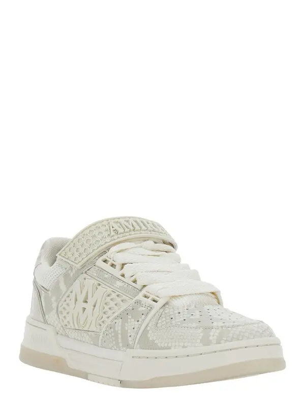 Amiri Beige Sneakers With Contrast Details