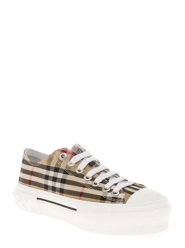 Burberry Cotton Vintage Check Sneakers - Multicolor