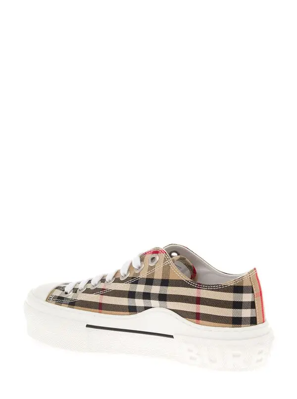 Burberry Cotton Vintage Check Sneakers - Multicolor