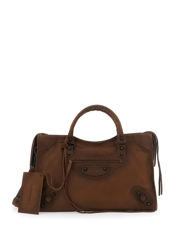 Balenciaga Le City Bag M Vintage Goat Leather - Brown