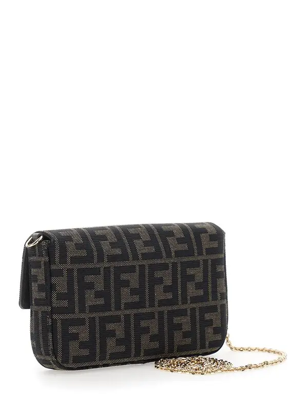 Fendi Wallet On Chjain Ff Jacquard