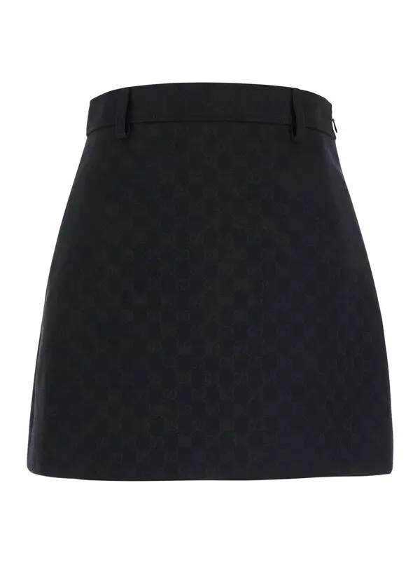 Gucci Gg Canvas Mini Skirt - Multicolor