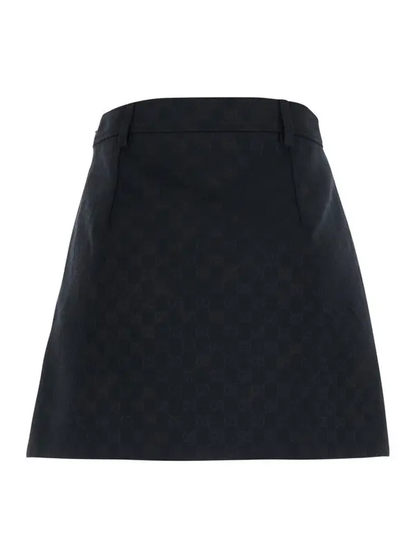 Gucci Gg Canvas Mini Skirt