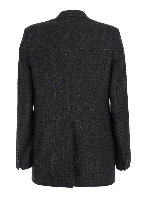 Tagliatore Jacket With Elegant Details In Tech Fabric