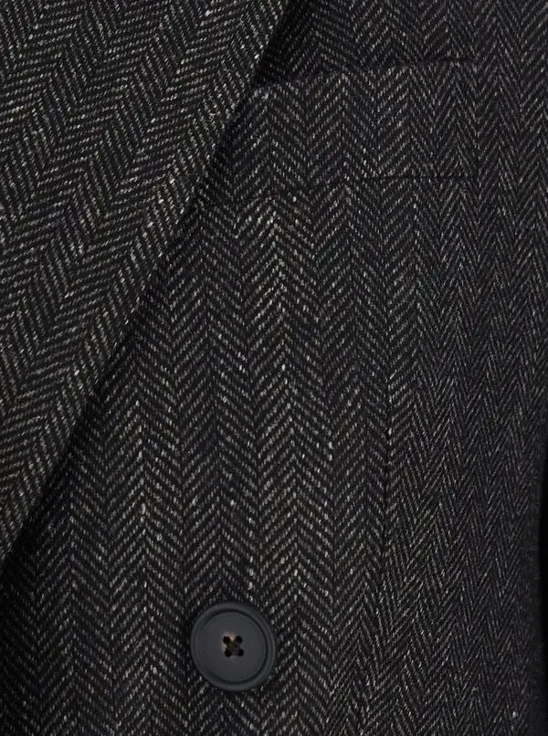 Tagliatore Jacket With Elegant Details In Tech Fabric