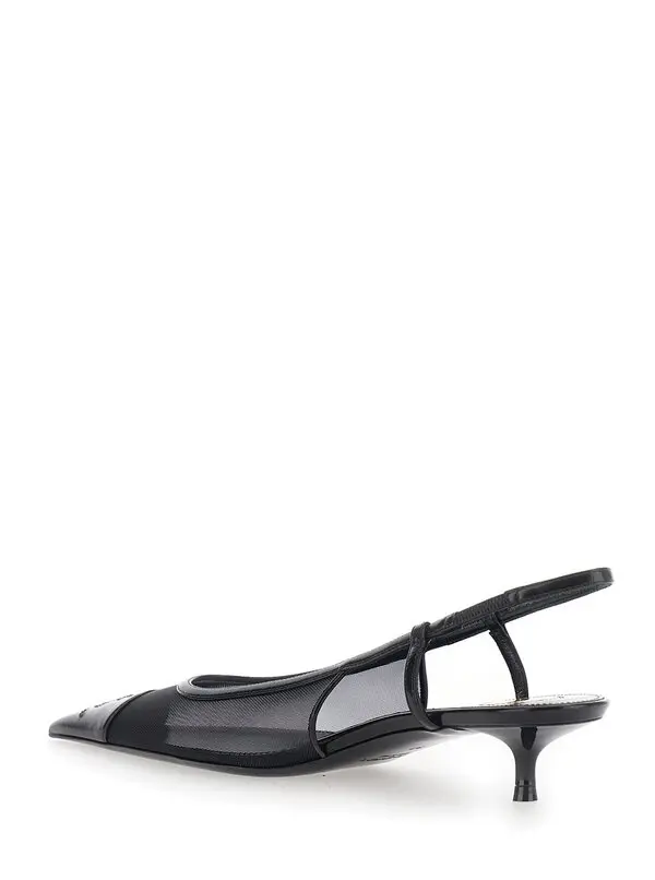 Saint Laurent Gaspar Leather Pumps