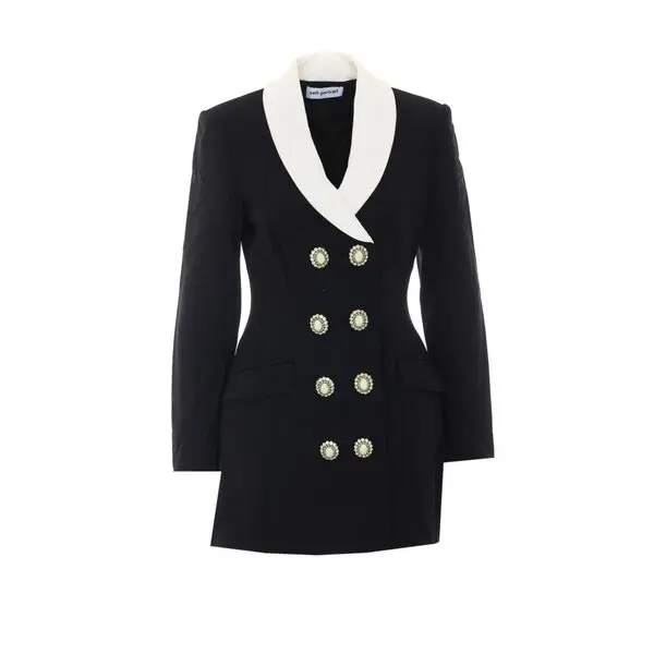 SELF-PORTRAIT Tailored Blazer Mini Dress - Black