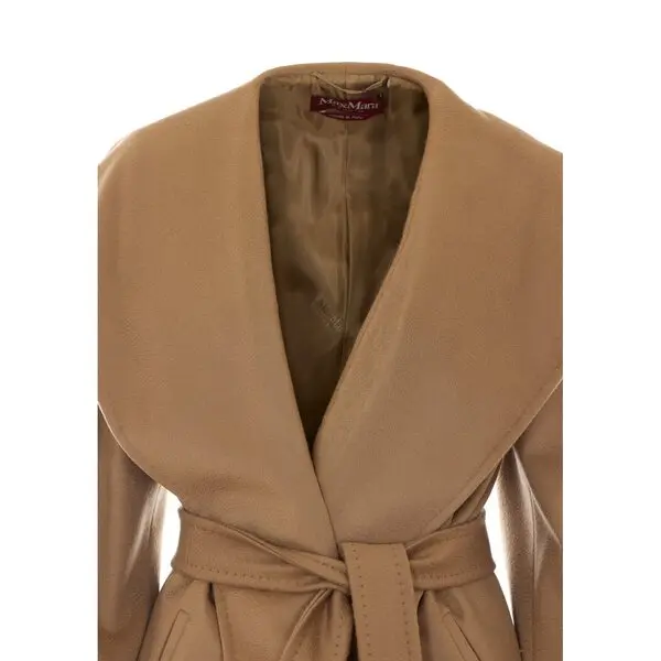 Max Mara Mstnewmang Coat - Cream