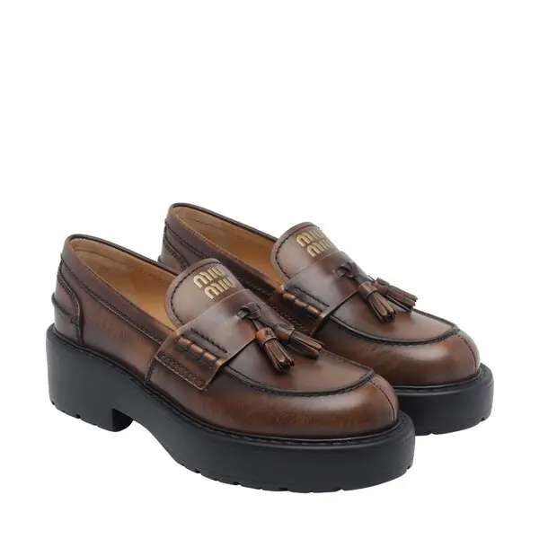 Miu Miu Tassels Loafers
