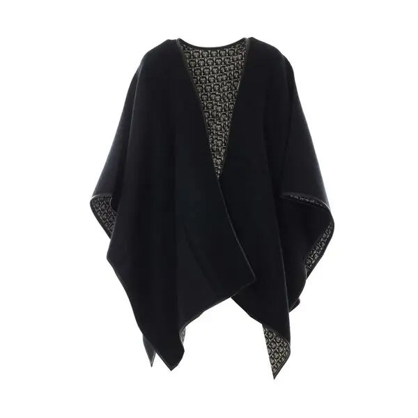 FERRAGAMO Gancini Reversible Poncho