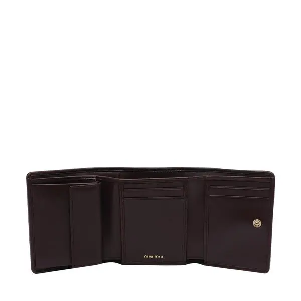 Miu Miu Logo Matelasse' Wallet
