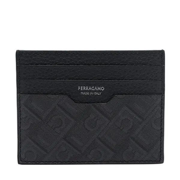 FERRAGAMO Monogram Print Cards Holder