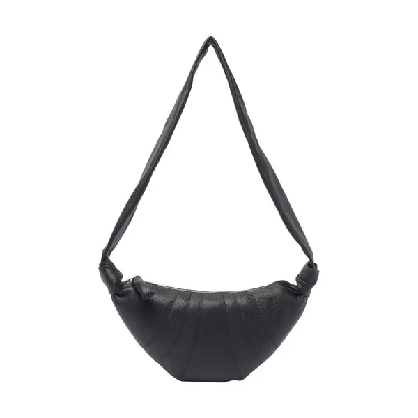 LEMAIRE Small Croissant Crossbody Bag - Black