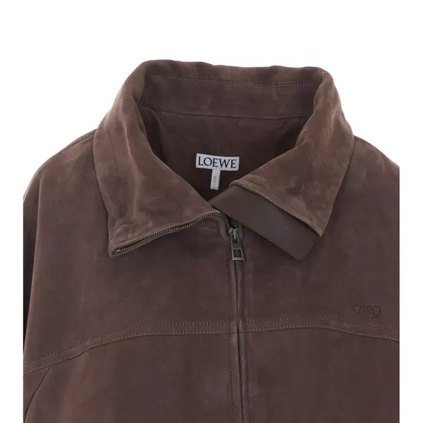 Loewe Suede Goatskin Jacket - Brown