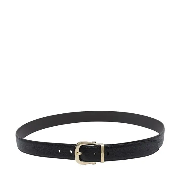 FERRAGAMO Adjustable Belt With Single Gancini Buckle