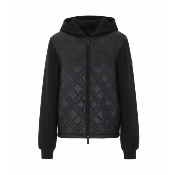 Moncler Logo Zip Up Cardigan