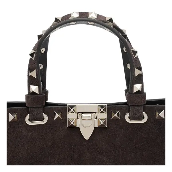 Valentino Garavani Mini Suede Rockstud Handbag