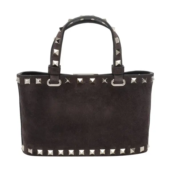 Valentino Garavani Mini Suede Rockstud Handbag