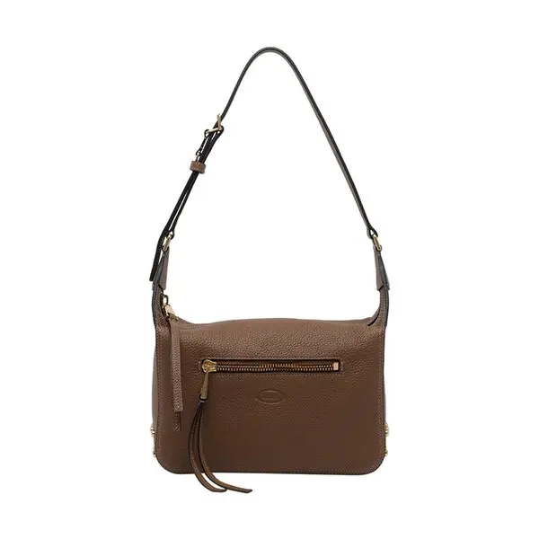 TOD'S Metal Dots Mini Leather Shoulder Bag