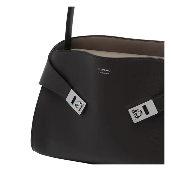FERRAGAMO Medium Hug Soft Shoulder Bag